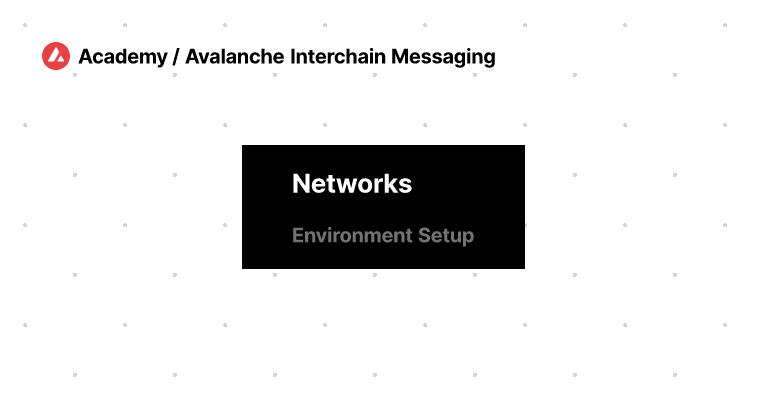 Networks | Avalanche Developers