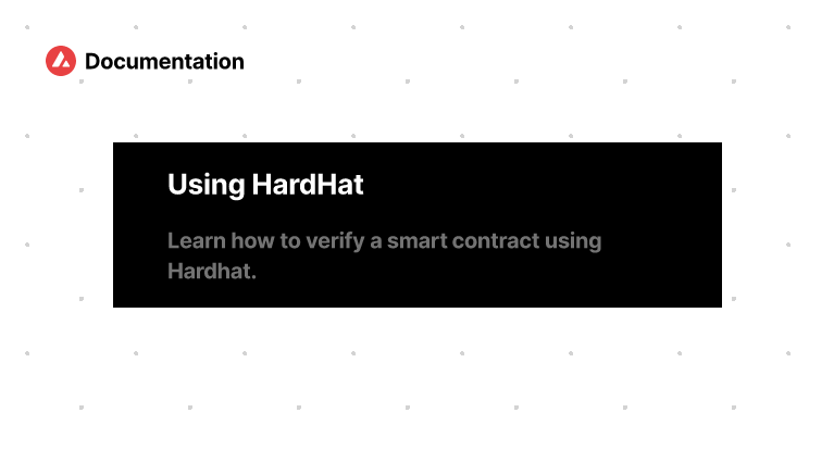 Using HardHat | Avalanche Developers